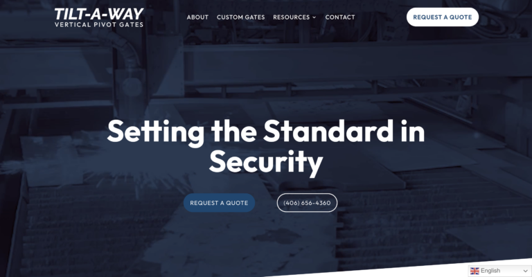 Self-Storage Security Gates | Vertical Pivot | Tilt-A-Way